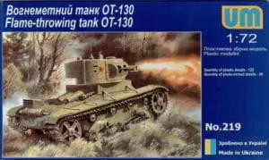 1/72 Uni Model Soviet flame-throwing tank OT-130 - Squadron.com
