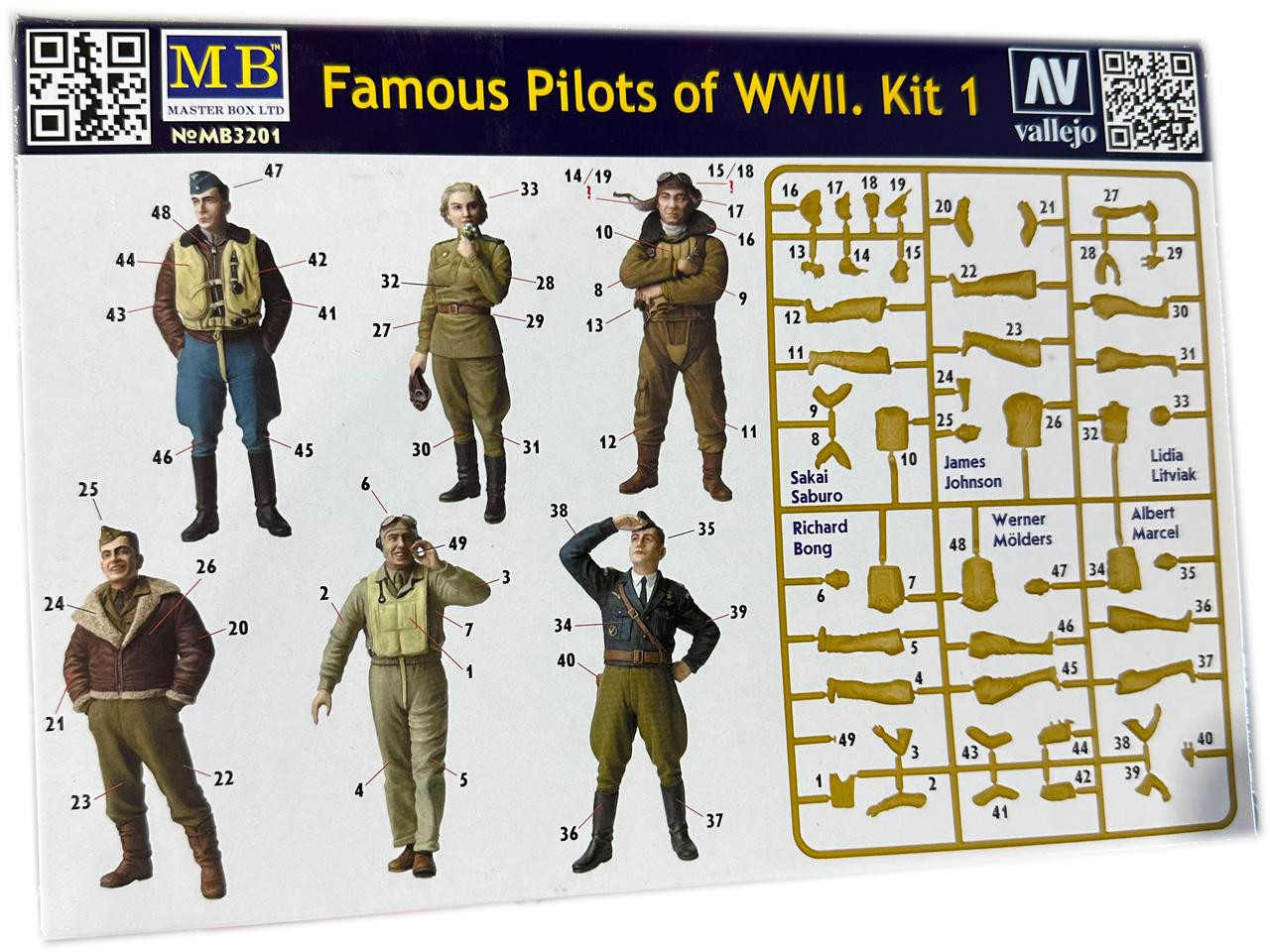 1/32 Master Box Series Famous pilots of WWII era, kit No.1 - Squadron.com