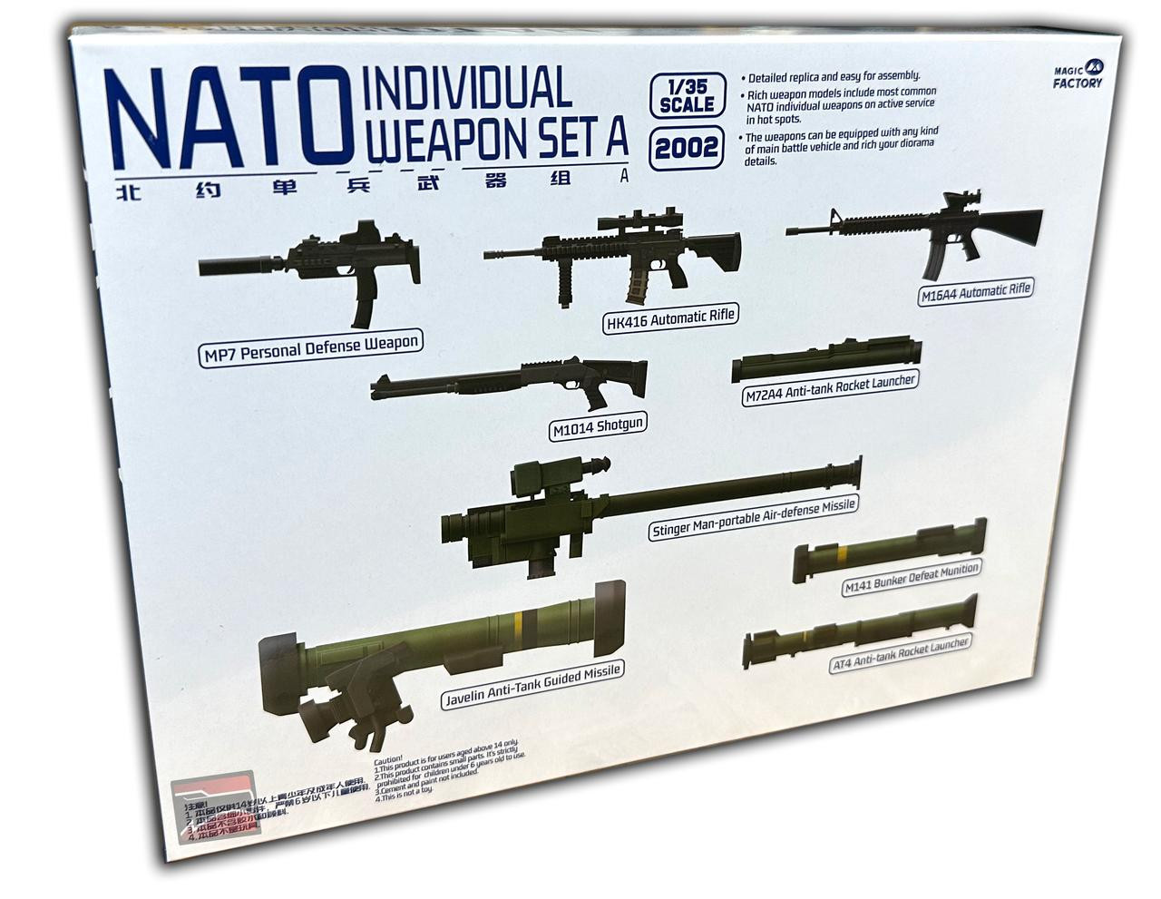 1/35 Magic Factory NATO Individual Weapon Set A - Squadron.com 1/35 Magic Factory NATO Individual Weapon Set A - Squadron.com