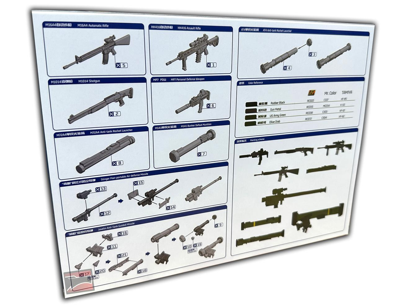 1/35 Magic Factory NATO Individual Weapon Set A - Squadron.com 1/35 Magic Factory NATO Individual Weapon Set A - Squadron.com