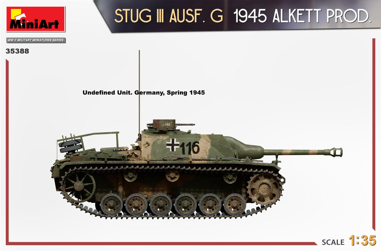 1/35 Miniart StuG III Ausf. G 1945 Alkett Prod. - Squadron.com