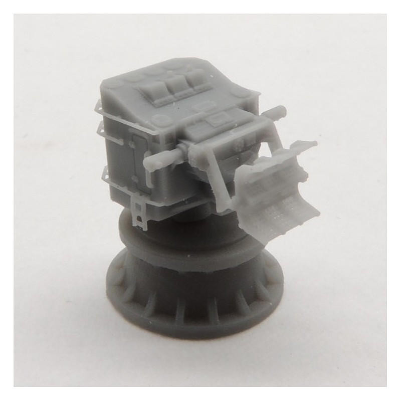 1/350 Black Cat Models Mark 33 gun director, closed top with Mark 4 ...