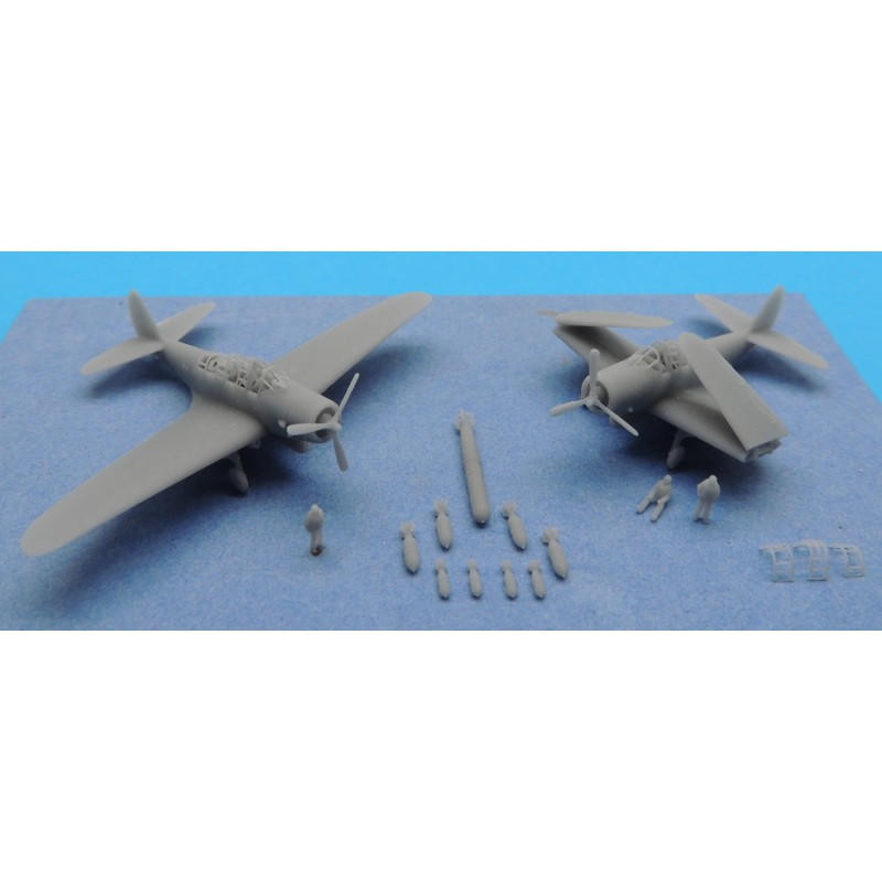 1/350 Black Cat Models Grumman TBD Devastator, unfolded wings (x6 ...