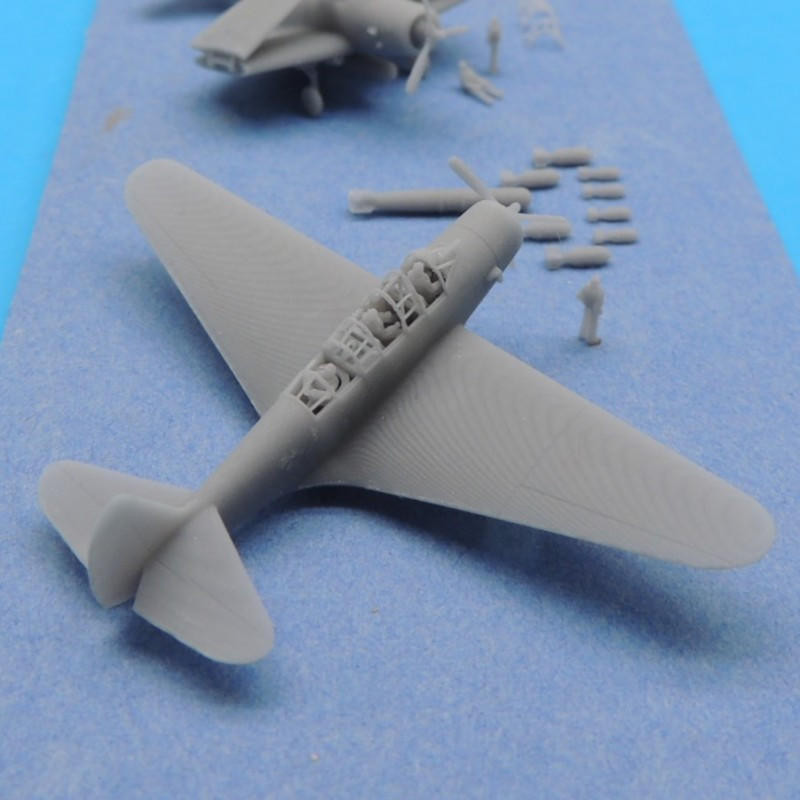 1/350 Black Cat Models Grumman TBD Devastator, unfolded wings (x6 ...