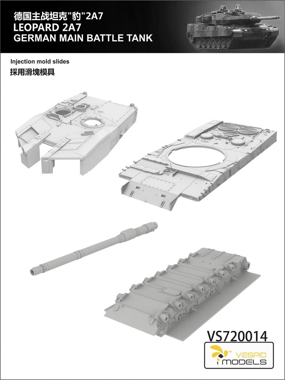 1/72 Vespid German Main Battle Tank Leopard 2 A7 - MMD - Military Model ...