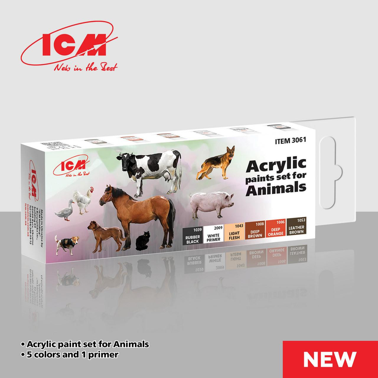 ICM Models - Acrylic paint set for Animal - Squadron.com