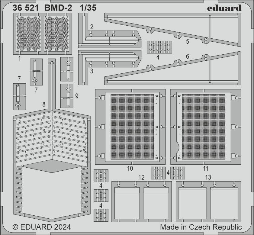 1/35 Eduard BMD-2 Photo etched setFor Hobby Boss - Squadron.com