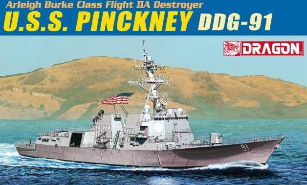 1/700 Dragon USS Pinckney DDG-91 Plastic Model Kit - Squadron.com