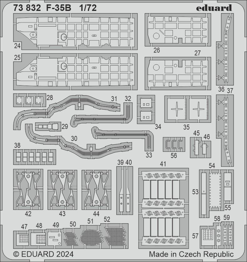 1/72 Eduard F-35B Photo Etch set for TAMIYA - Squadron.com