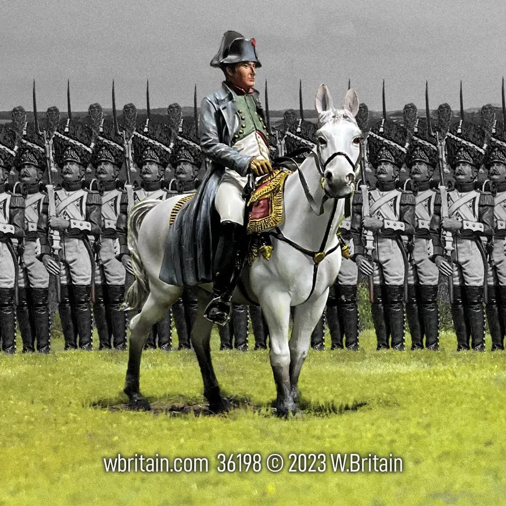 1/30 Campaign Miniatures Napoleon Bonaparte Mounted Figure Model Kit ...