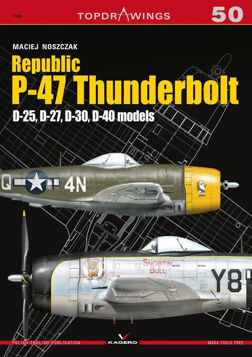Kagero Republic P-47 Thunderbolt Book - MMD - Military Model Distributors