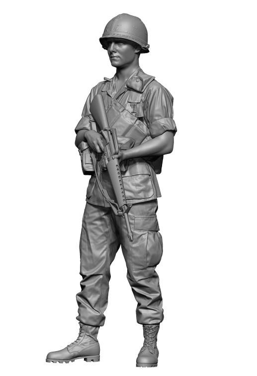 1/35 H3 Models Vietnam war US rifleman 3D Printed Figure - Squadron.com