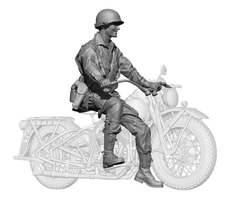 1/16 H3 Models WW2 US para Ironhorse rider not Inclde Bike 3D Printed ...