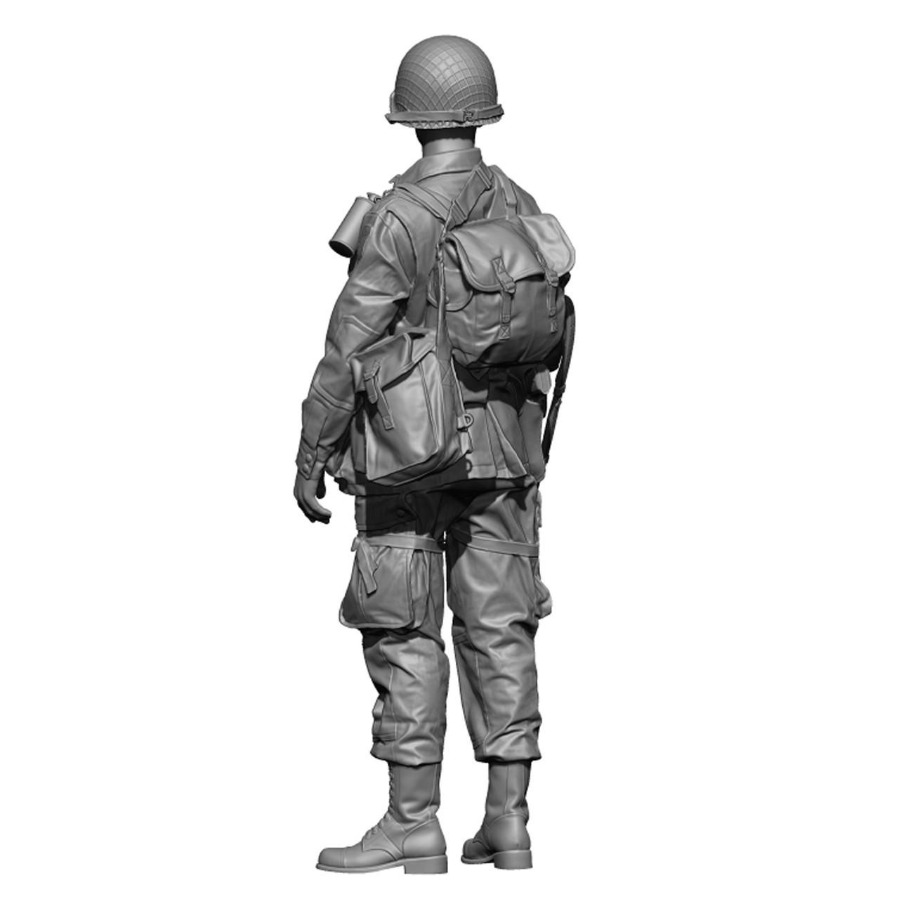 1/48 H3 Models WW2 US 2nd Lieutenant 3D Printed Figure - MMD - Military ...