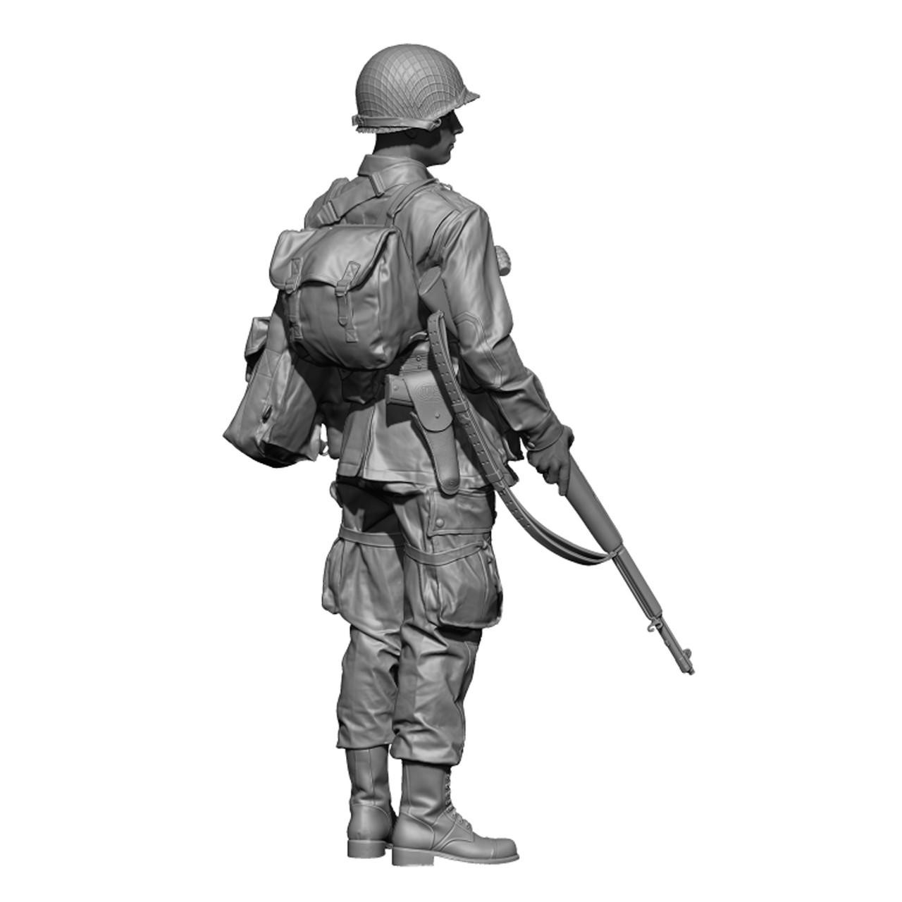 1/48 H3 Models WW2 US 2nd Lieutenant 3D Printed Figure - MMD - Military ...