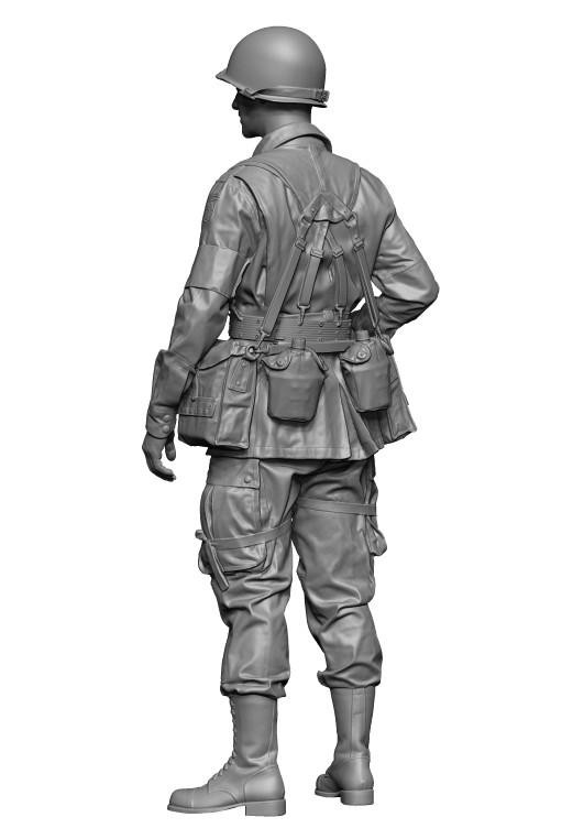 1/16 H3 Models WW2 US Para Doc 3D Printed Figure - MMD - Military Model ...