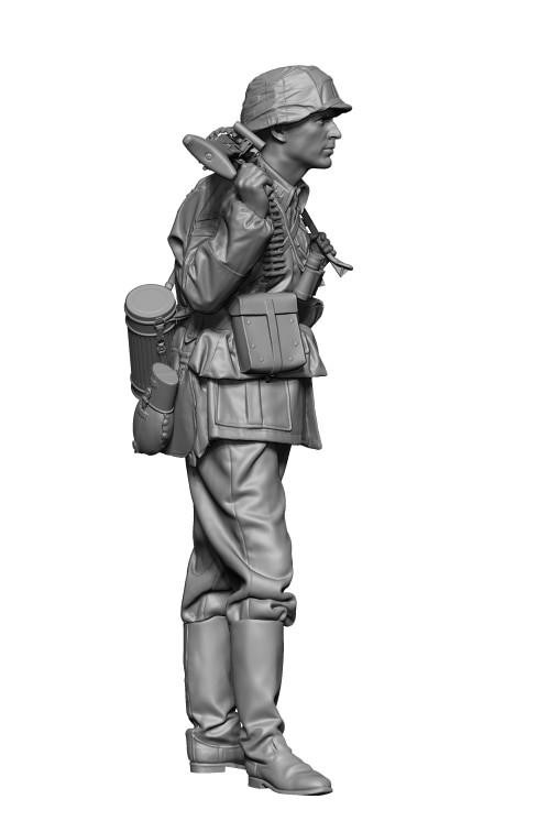 1/48 H3 Models WW2 German mg42 Gunner 3D Printed Figure - MMD ...