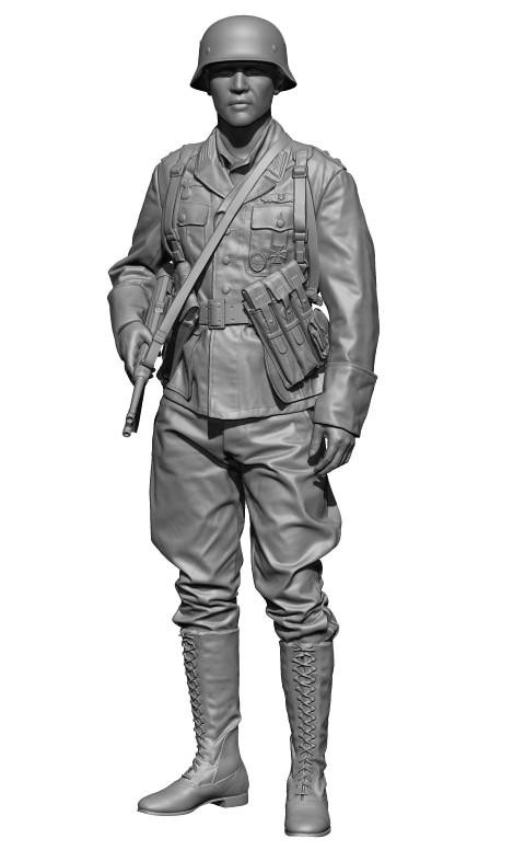 1/35 H3 Models WWII German Dak officer 3D Printed Figure - Squadron.com