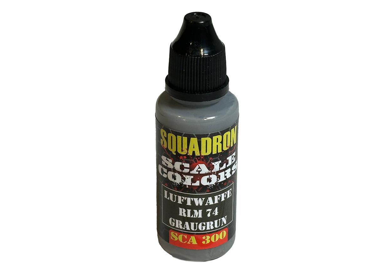Squadron Colors Luftwaffe RLM 74 Graugrun Acrylic Airbrush Paint (15ml ...