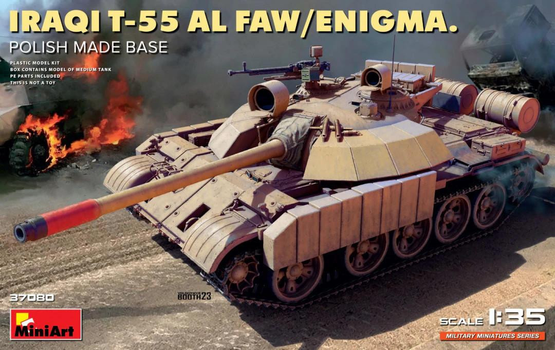 1/35 Miniart Iraqi T-55 AL FAW/Enigma - PREORDER - MMD - Military Model ...