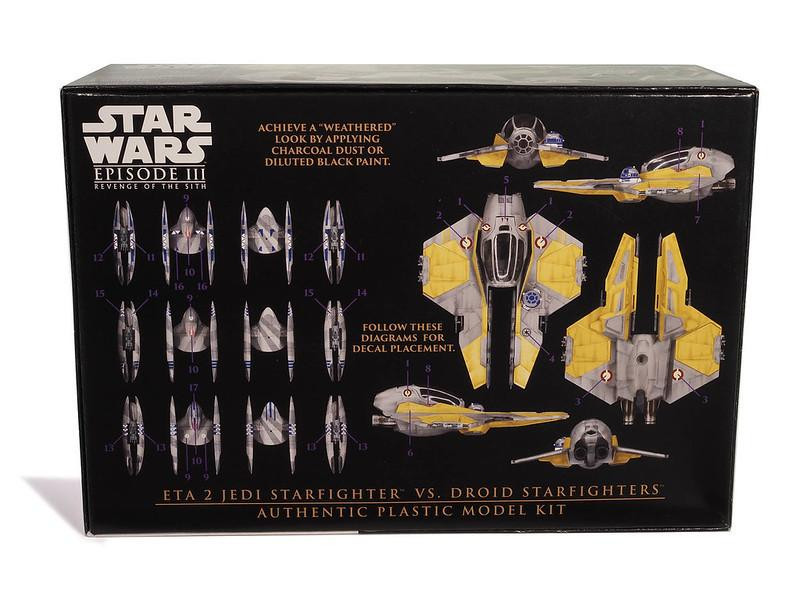 1/48 AMT Star Wars The Phantom Menace Jedi Starfighter vs Droid ...