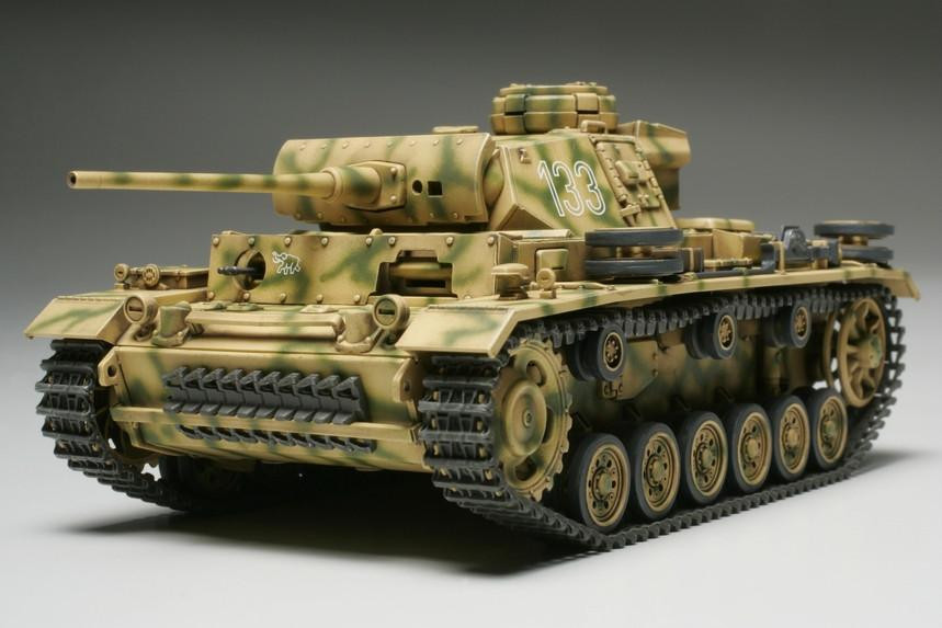 1/48 Tamiya German Panzer III AUSF.L Plastic Model Kit - Squadron.com