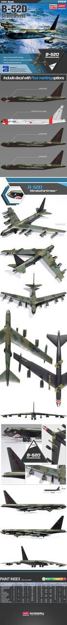 1/144 Academy B-52D STRATOFORTRESS - Squadron.com