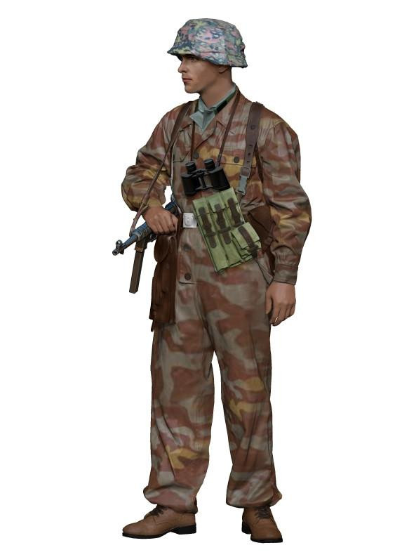 1/16 H3 Models WW2 ss mp40gunner normandy - Squadron.com