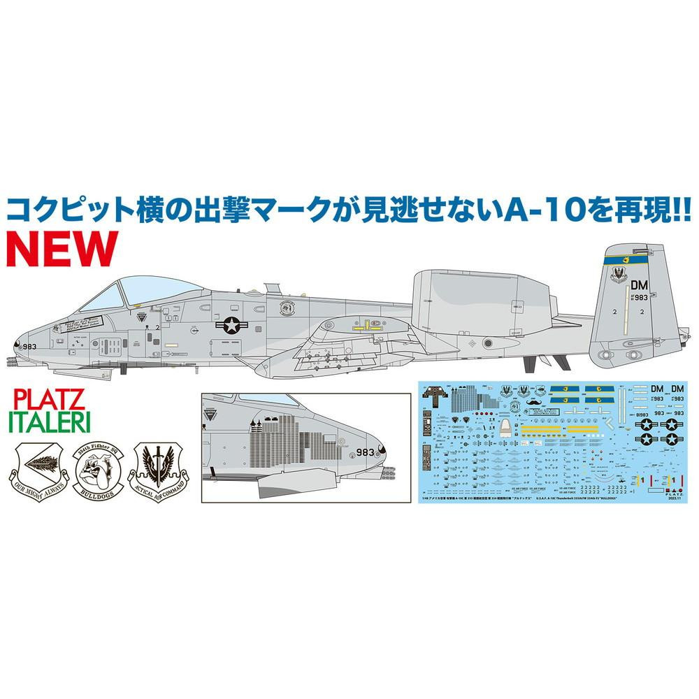 1/48 Platz USAF A-10C Thunderbolt II 354th Fighter Squadron Bulldogs ...
