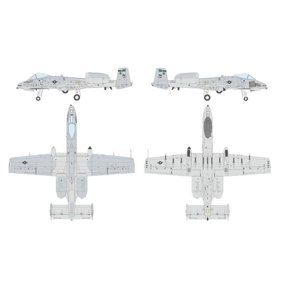 1/48 Platz USAF A-10C Thunderbolt II 354th Fighter Squadron Bulldogs ...