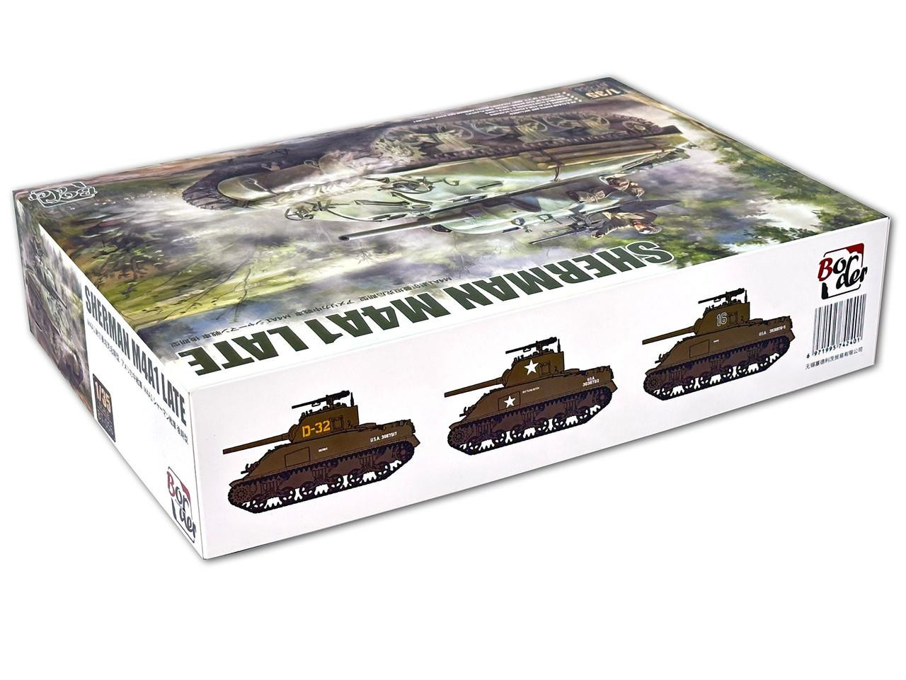 1/35 Border Model Sherman M4A1 Late Plastic Model Kit - Squadron.com