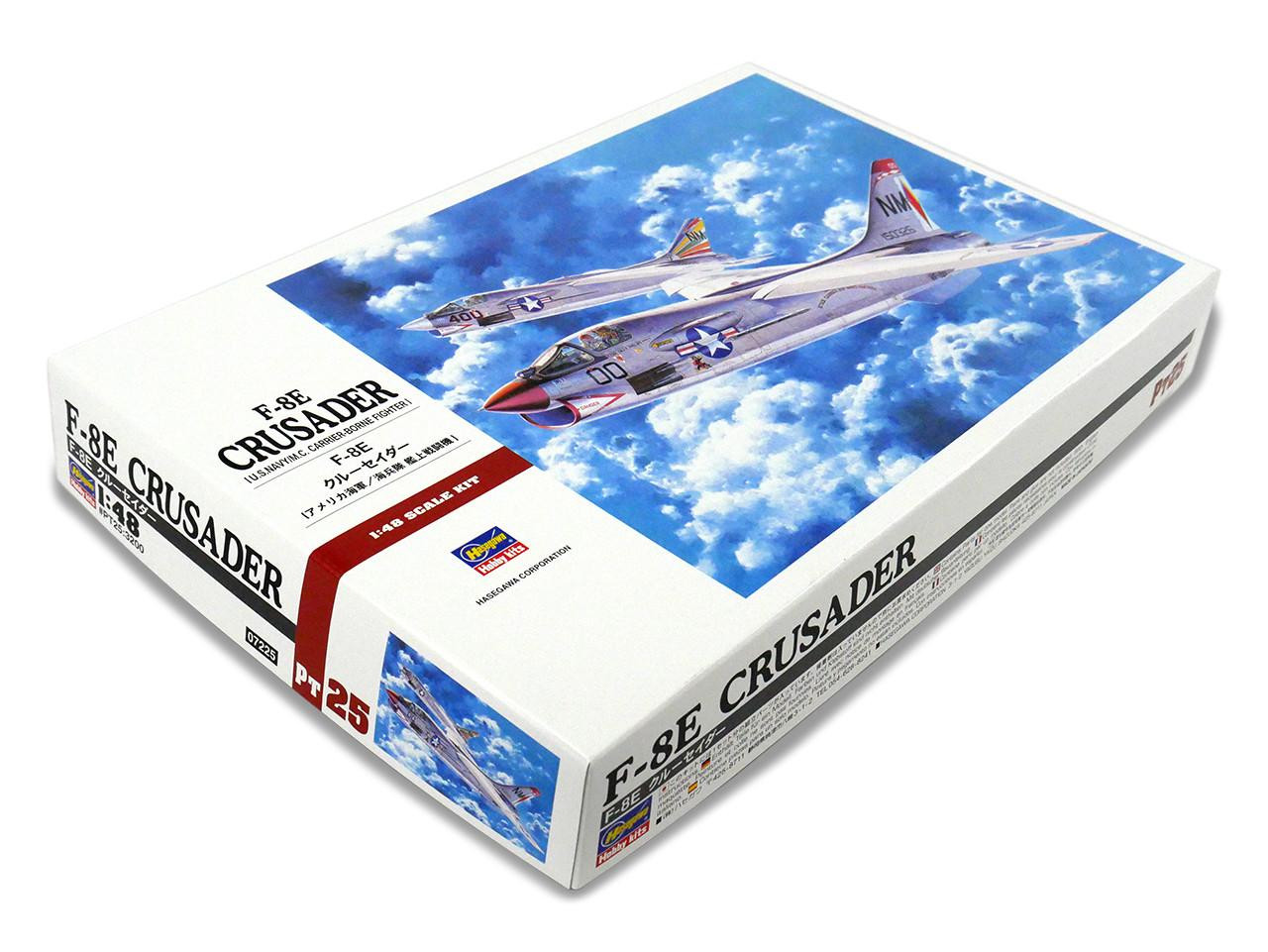 1/48 Hasegawa F-8E CRUSADER Plastic Model Kit - MMD - Military Model ...