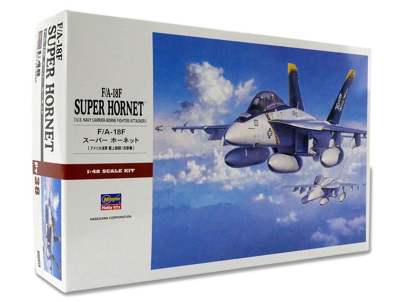 1/48 Hasegawa F/A-18F SUPER HORNET Plastic Model Kit - MMD - Military ...
