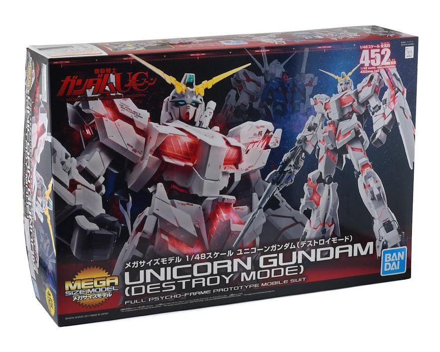1/48 Bandai Mega Size Unicorn Gundam (Destroy Mode) - Squadron.com