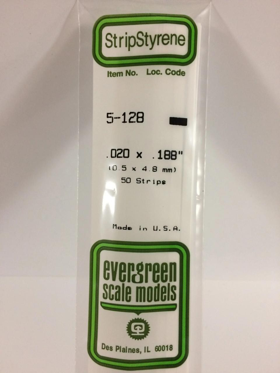 Evergreen Styrene .020 X .188 Strips (10) - Squadron.com