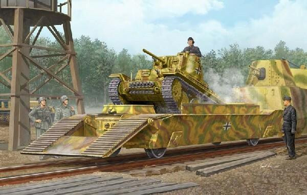 1/35 Trumpeter WWII German Army Panzertragerwagen Tank Transport ...