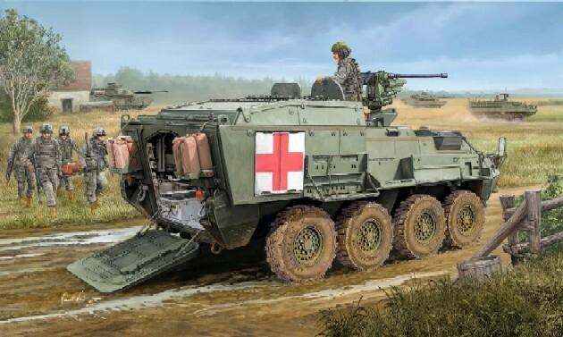 1/35 Trumpeter M1133 Stryker Medical Evacuation Vehicle (MEV ...