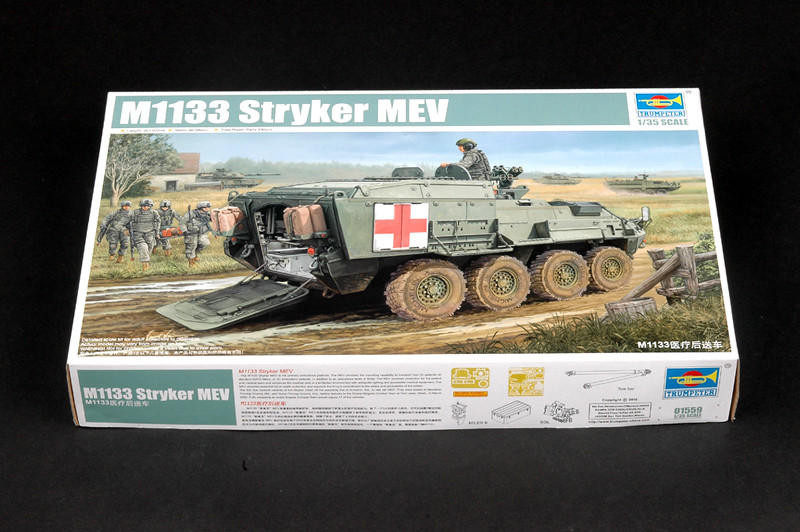 1/35 Trumpeter M1133 Stryker Medical Evacuation Vehicle (MEV ...