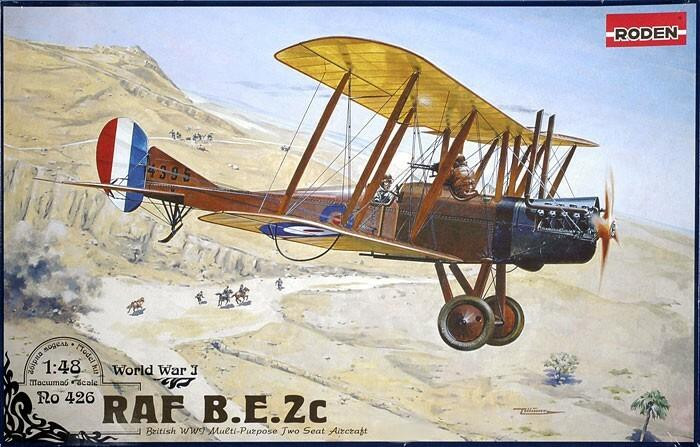 1/48 Roden BE2C WWI RAF Recon BiPlane - Squadron.com