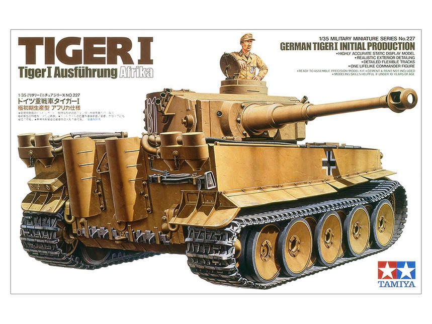 1/35 Tamiya German Tiger I Initial Tank - Squadron.com