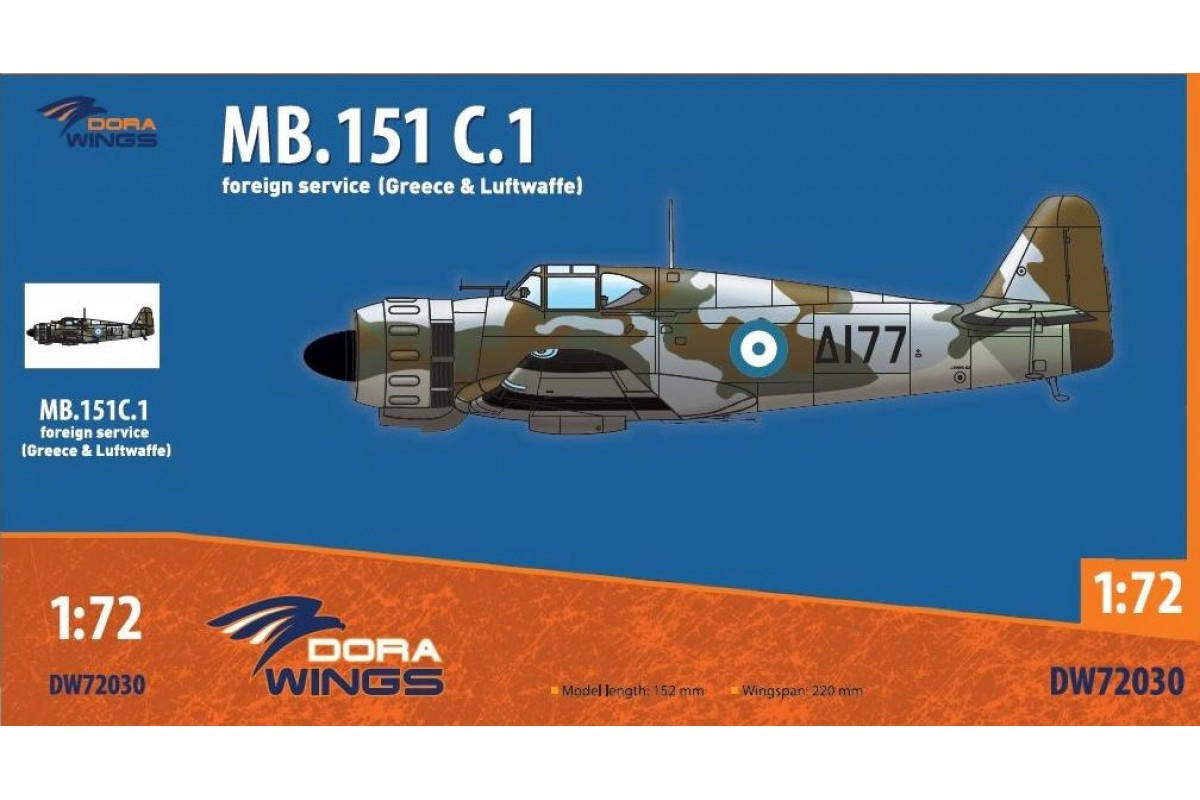 1/72 Dora Wings Bloch MB151C1 Fighter - Squadron.com