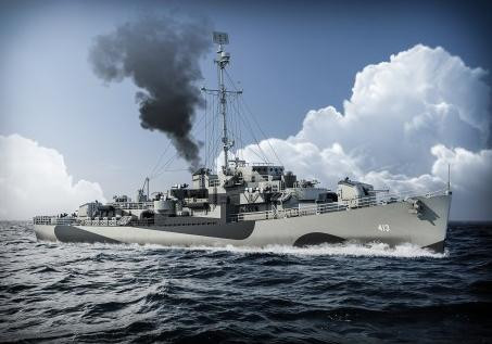 1/350 Black Cat Models USS John C. Butler Class DE - Early - Squadron.com