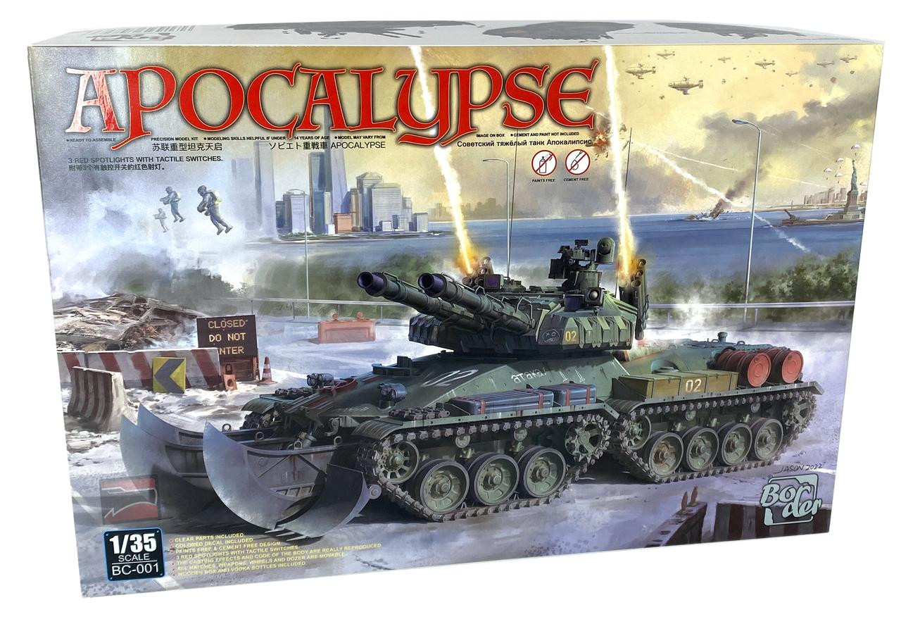 1/35 Border Model Apocalypse Tank from Red Alert Game Plastic Model Kit ...