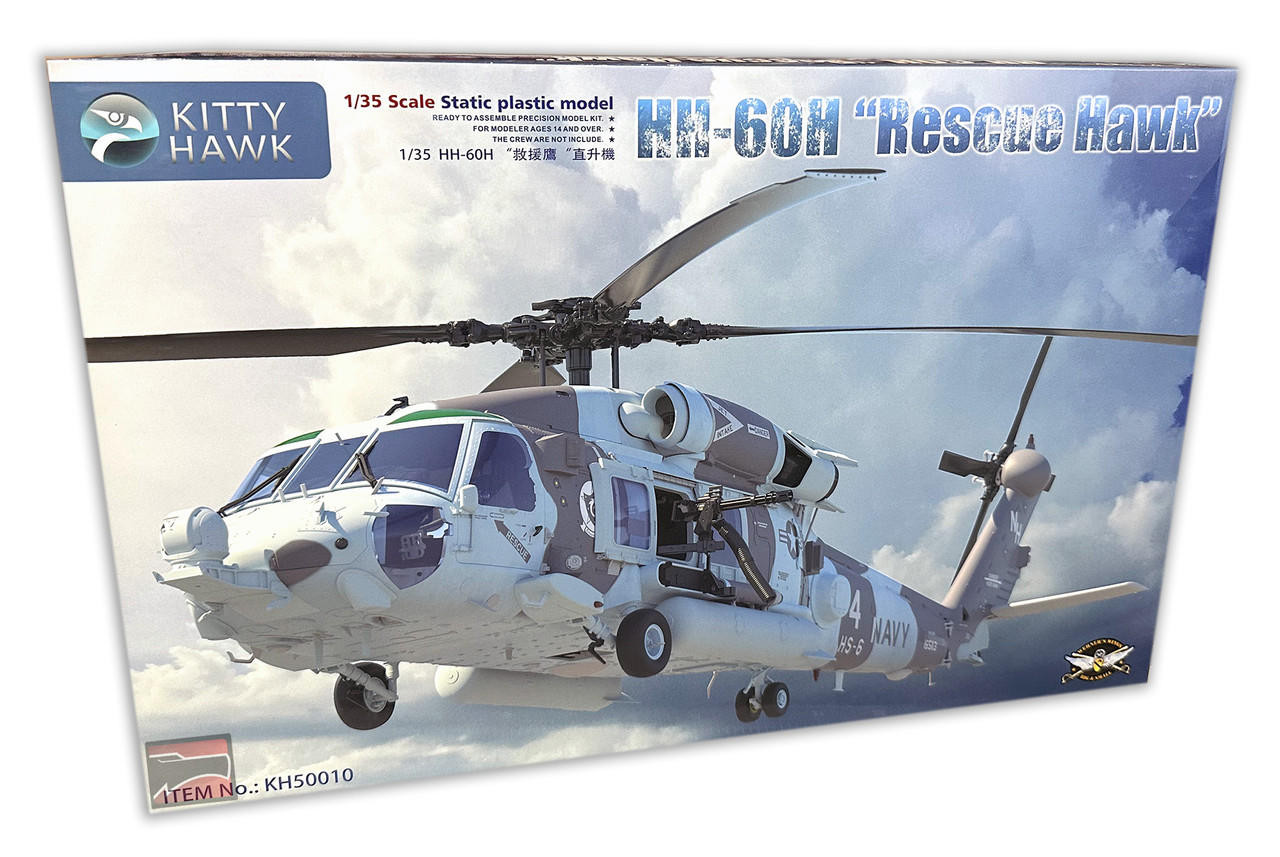 1/35 Kitty Hawk HH-60H Rescue Hawk Plastic Model Kit - Squadron.com