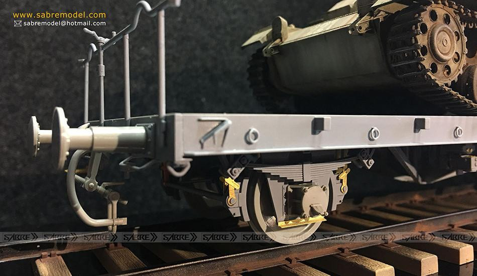 1/35 Sabre Model German Railway FLATBED Ommr (2 in 1) - Squadron.com