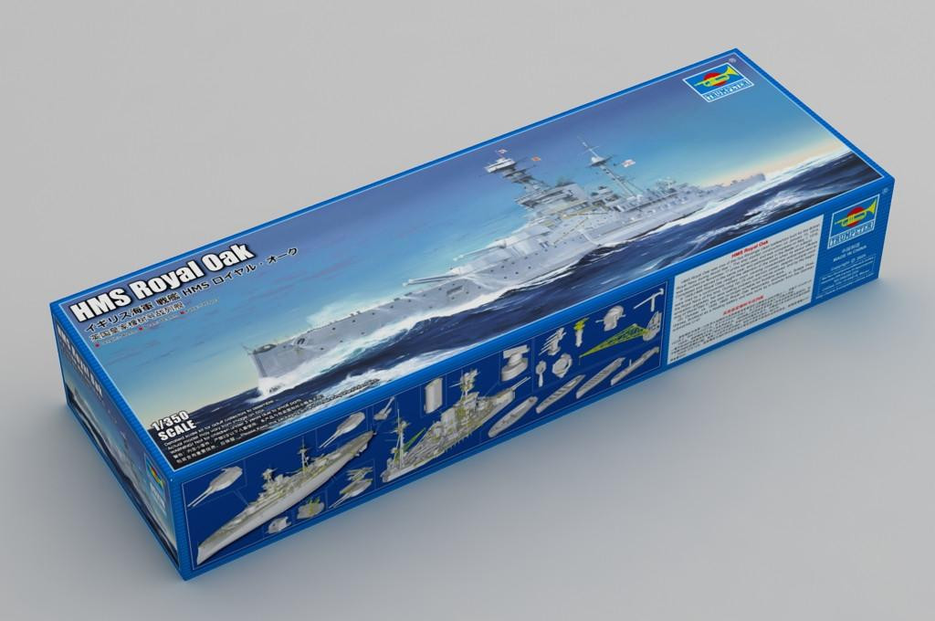 1/350 Trumpeter HMS Royal Oak Battleship Plastic Model Kit - Squadron.com