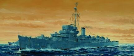 1/350 Trumpeter USS England DE635 Buckley Class Destroyer - Squadron.com