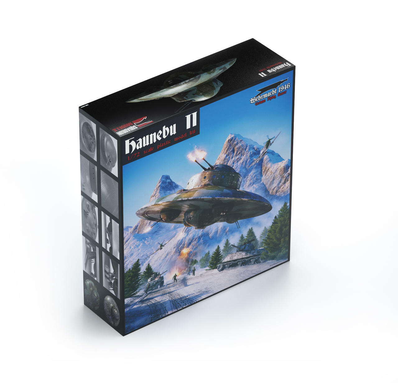 1/72 Squadron Models Haunebu II German Flying Saucer UFO Model Kit ...