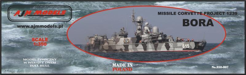 1/350 AJM Models Scale Russian Bora class surface effect corvette ...