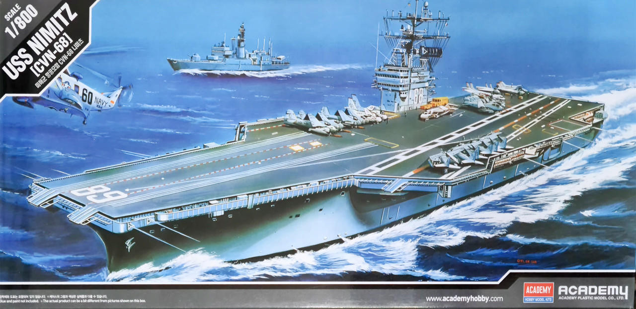 1/800 Academy USS Nimitz CVN68 Aircraft Carrier - Squadron.com